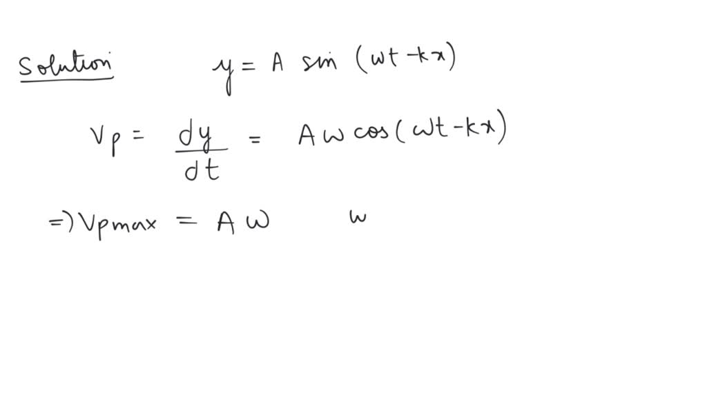 Solved A Travelling Wave In Stretched String Is Described By The