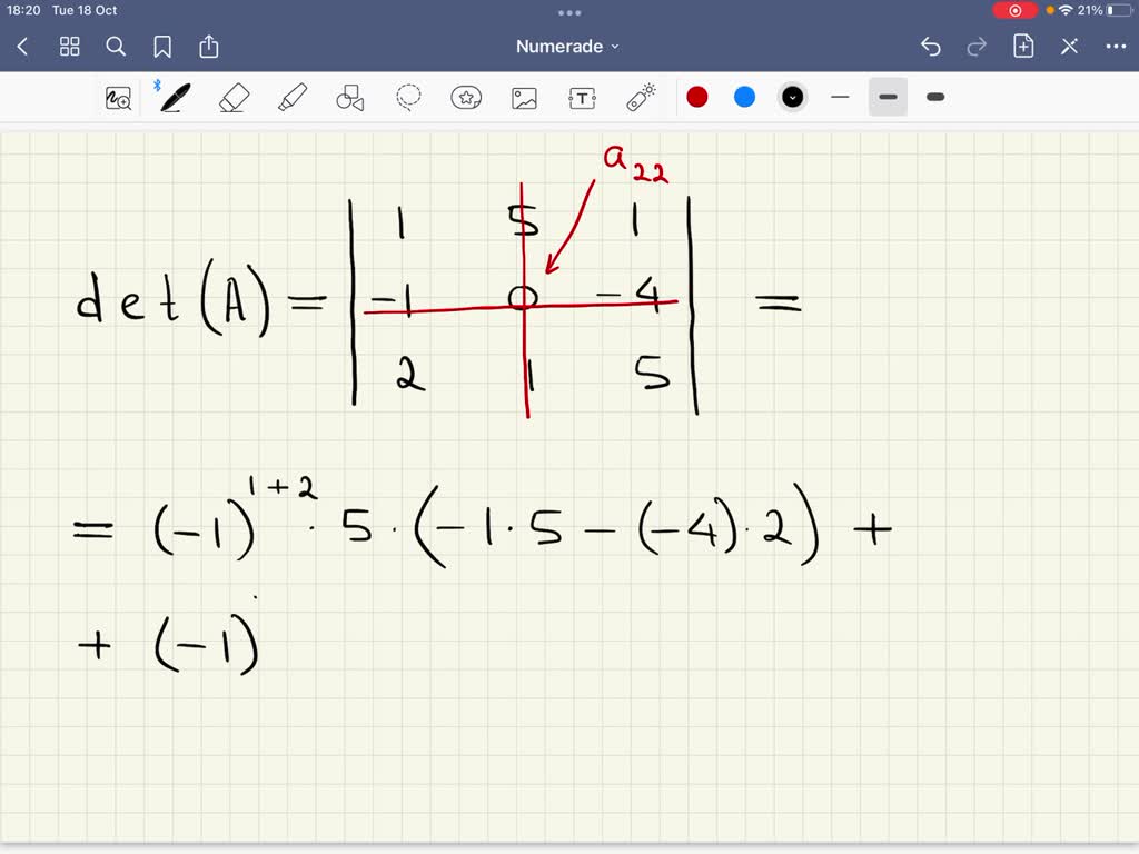 SOLVED: Use the theorem for three linearly independent vectors (that is, calculate determinant ...