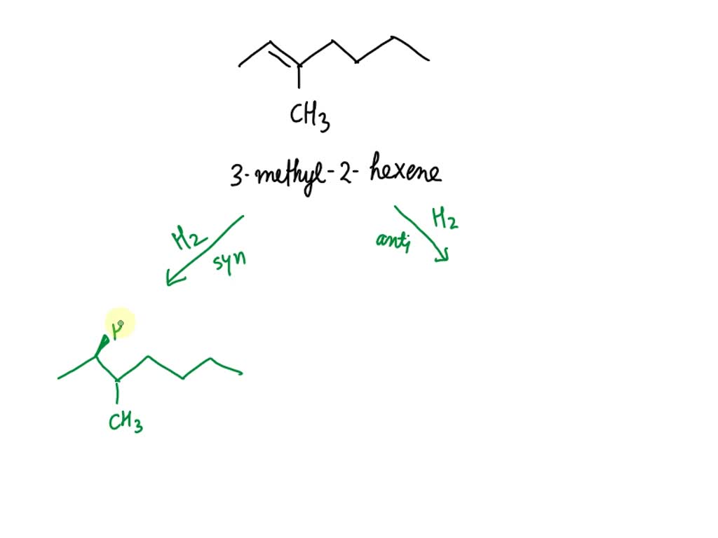 SOLVED: What two stereoisomeric alkanes are formed in the catalytic hydrogenation of (Z)-3 ...