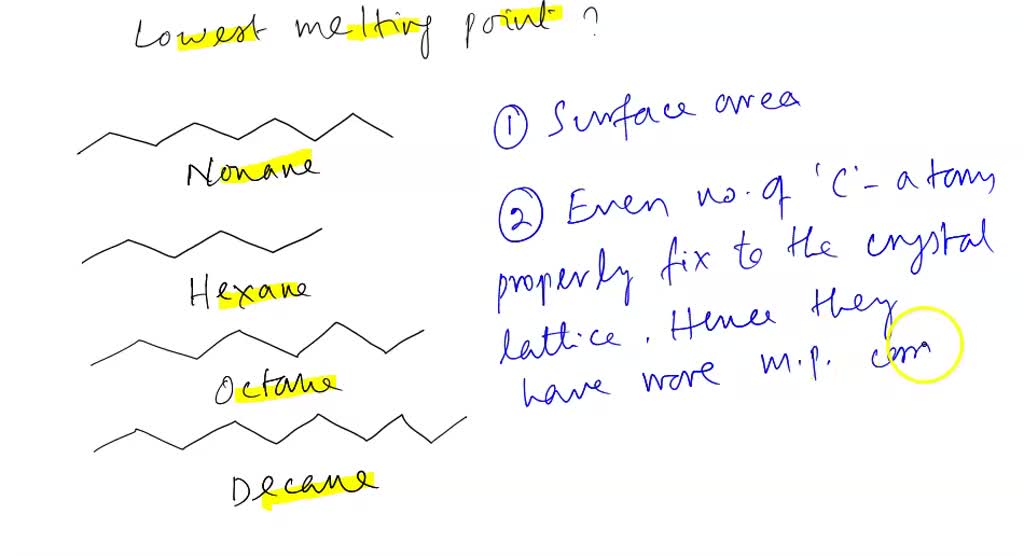SOLVED: Question 1 Which of the following has the lowest melting point ...