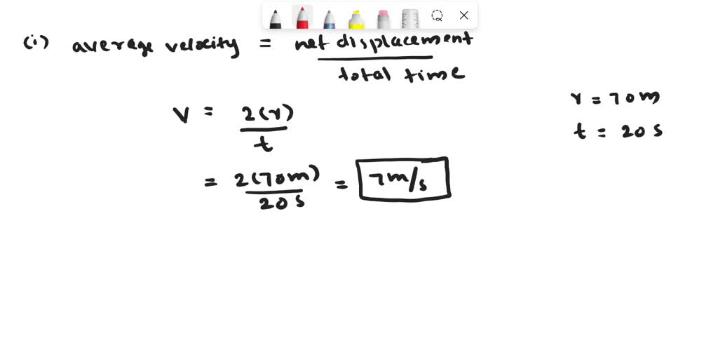 A body travels along a circular path of radius 70m.After travelling half a revolution in 20s ...