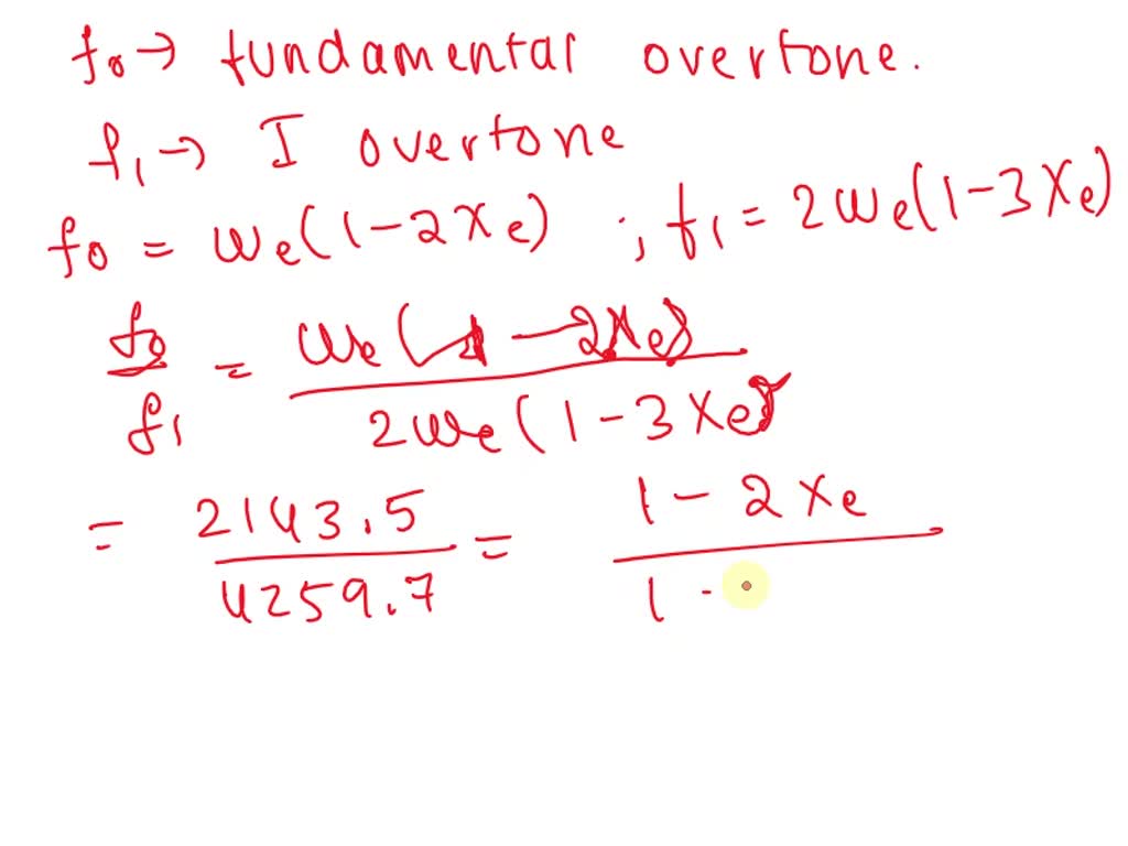 SOLVED: The fundamental band for the CO molecule is centered at 2143.5 cm-1 and the first ...
