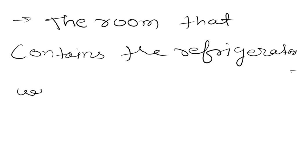 SOLVED: Consider two identical rooms, one with a refrigerator in it and ...