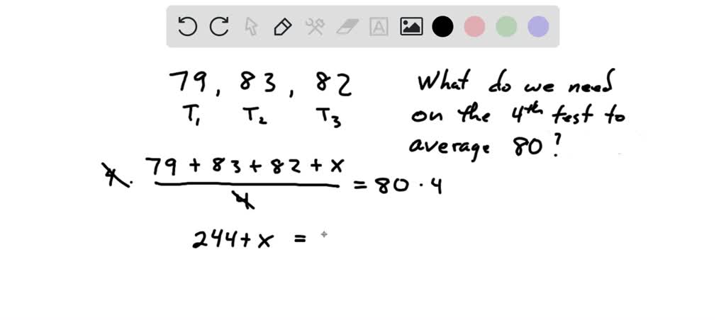 SOLVED: You earned 52%.78%.52%.and 64% on the previous four exams in a ...