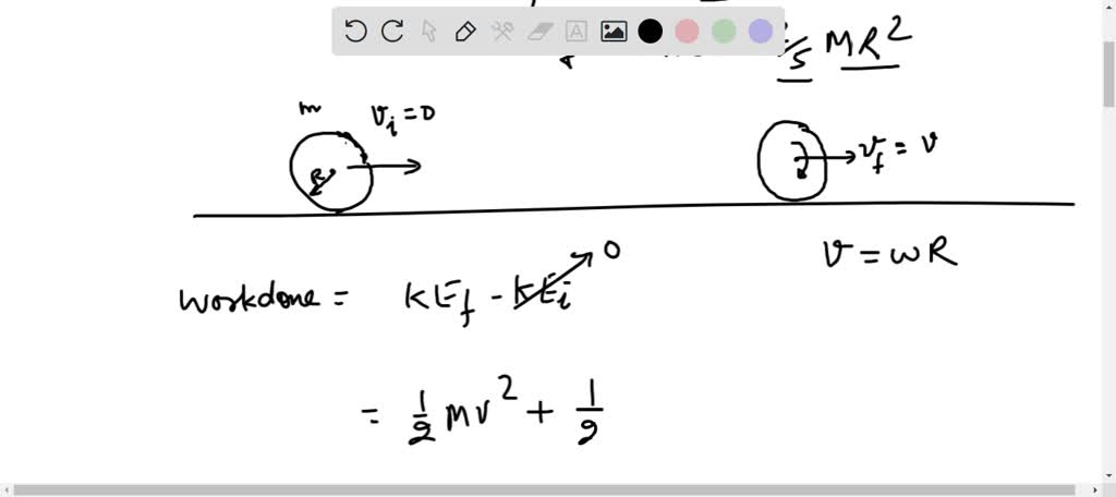 SOLVED: A bowling ball has mass M, radius R, and a moment of inertia of ...