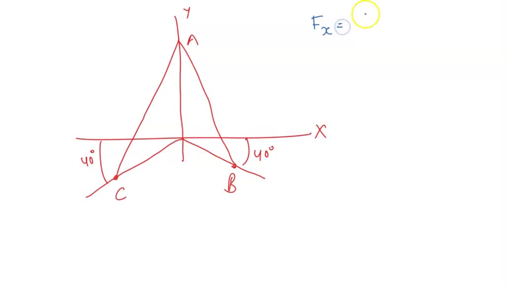 SOLVED: The angle between the guy wire A B and the mast is 20^∘ ...