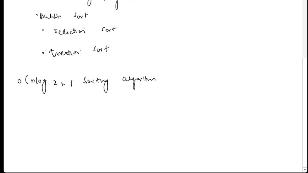 Solved Chapter 20 Searching And Sorting What Is Big O Notation What Is The Meaning Of