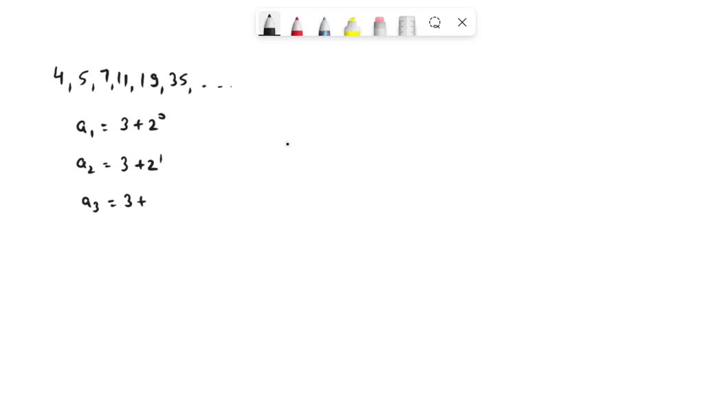 SOLVED: For each sequence given below, find a closed formula for the nth term of the sequence ...
