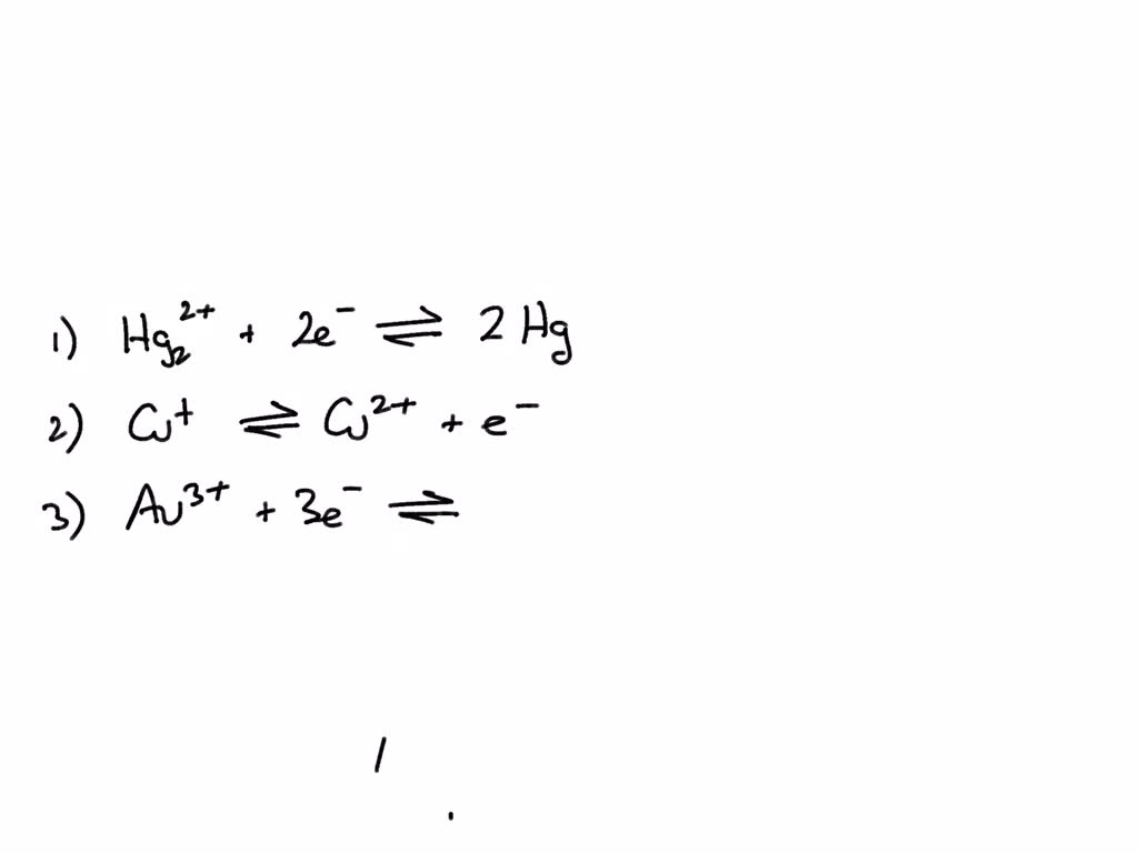 SOLVED: each of the equations, add the appropriate number of electrons ...