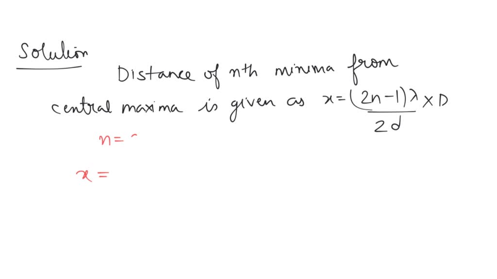 SOLVED: In a Young’s double slit experiment, the slit separation is 1 ...