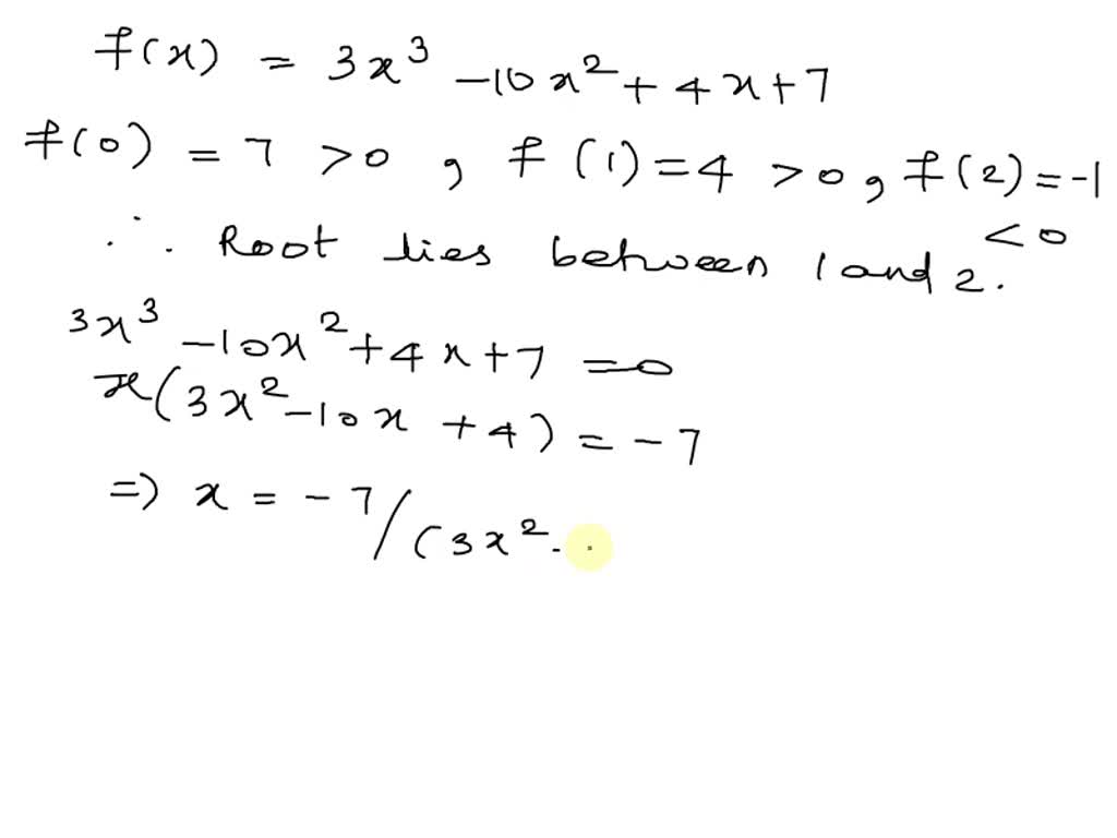 SOLVED: Using the method of successive approximations, determine the value of the smallest ...