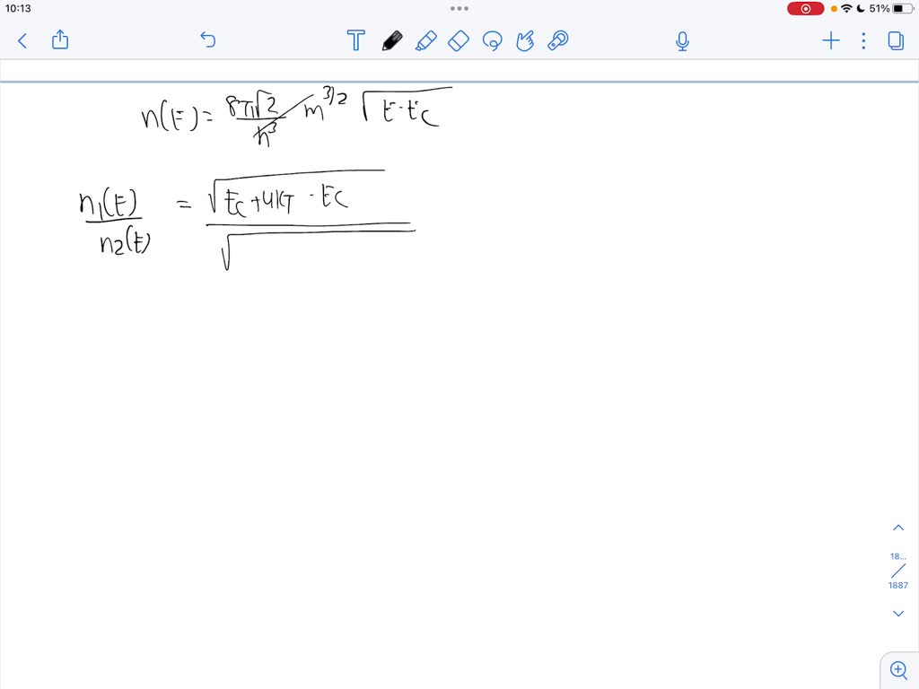 SOLVED: Assume the Boltzmann approximation in a semiconductor is valid ...