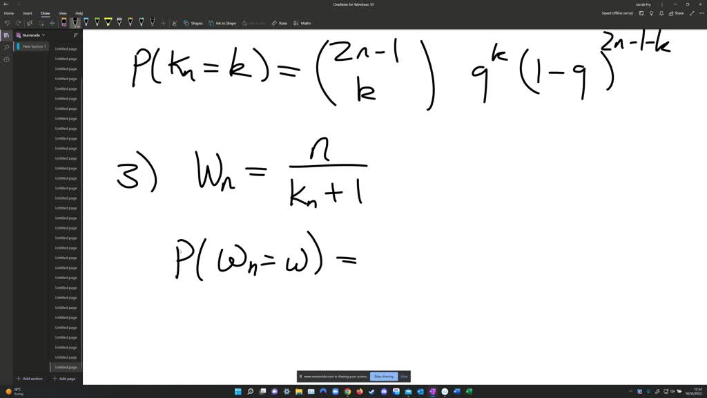 In the New Jersey state lottery, each 1 ticket has six randomly marked numbers out of 1,2,...,46 ...