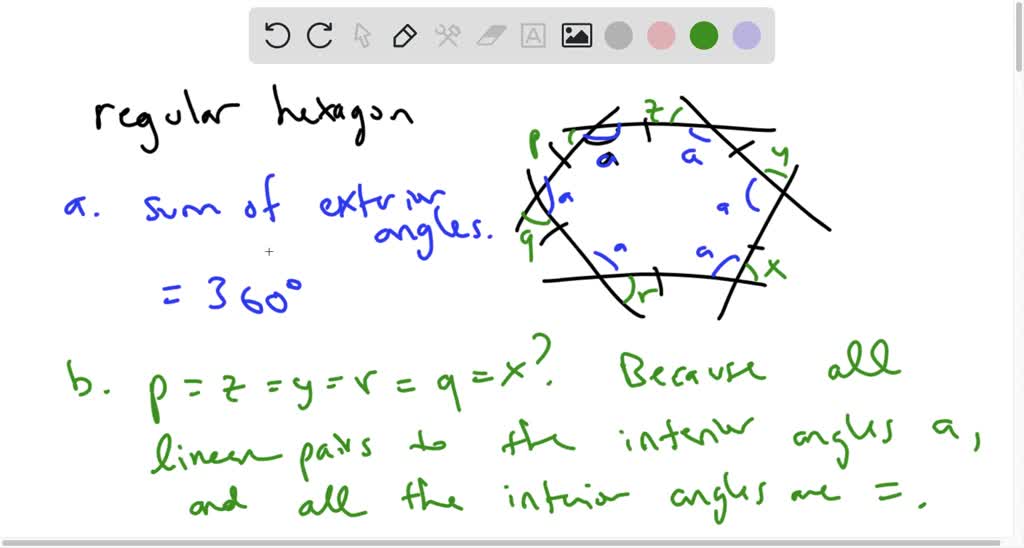 SOLVED: 'answer please for the question Consider a regular hexagon as shown In the below figure ...