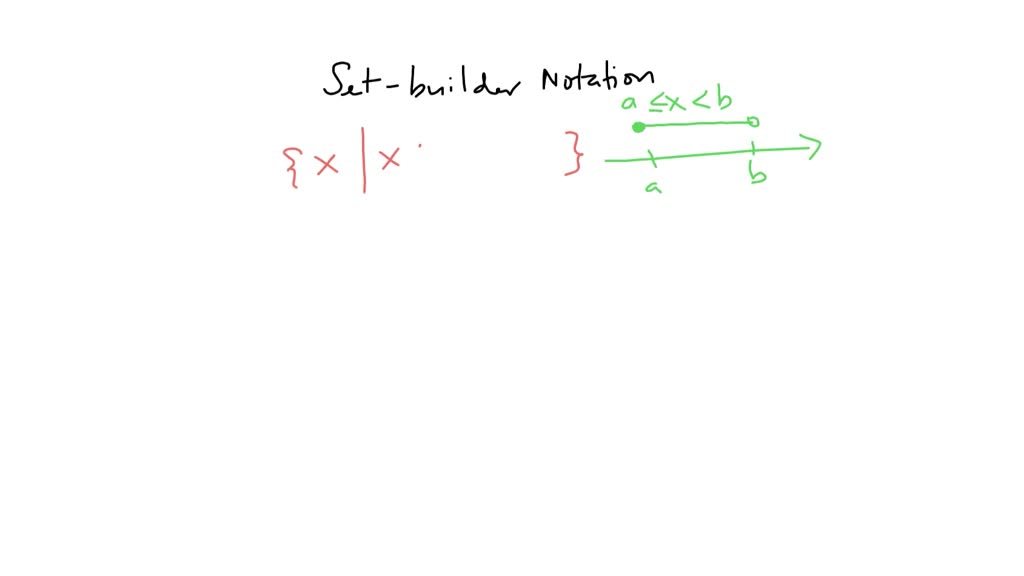 SOLVED: Use set-builder notation to indicate set numbers as described. The set of all real ...