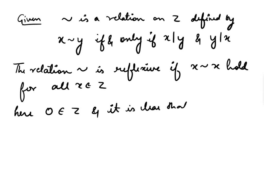 Solved If We Take An Element A E A We Call The Set Of All Elements Equivalent To A A] B E A