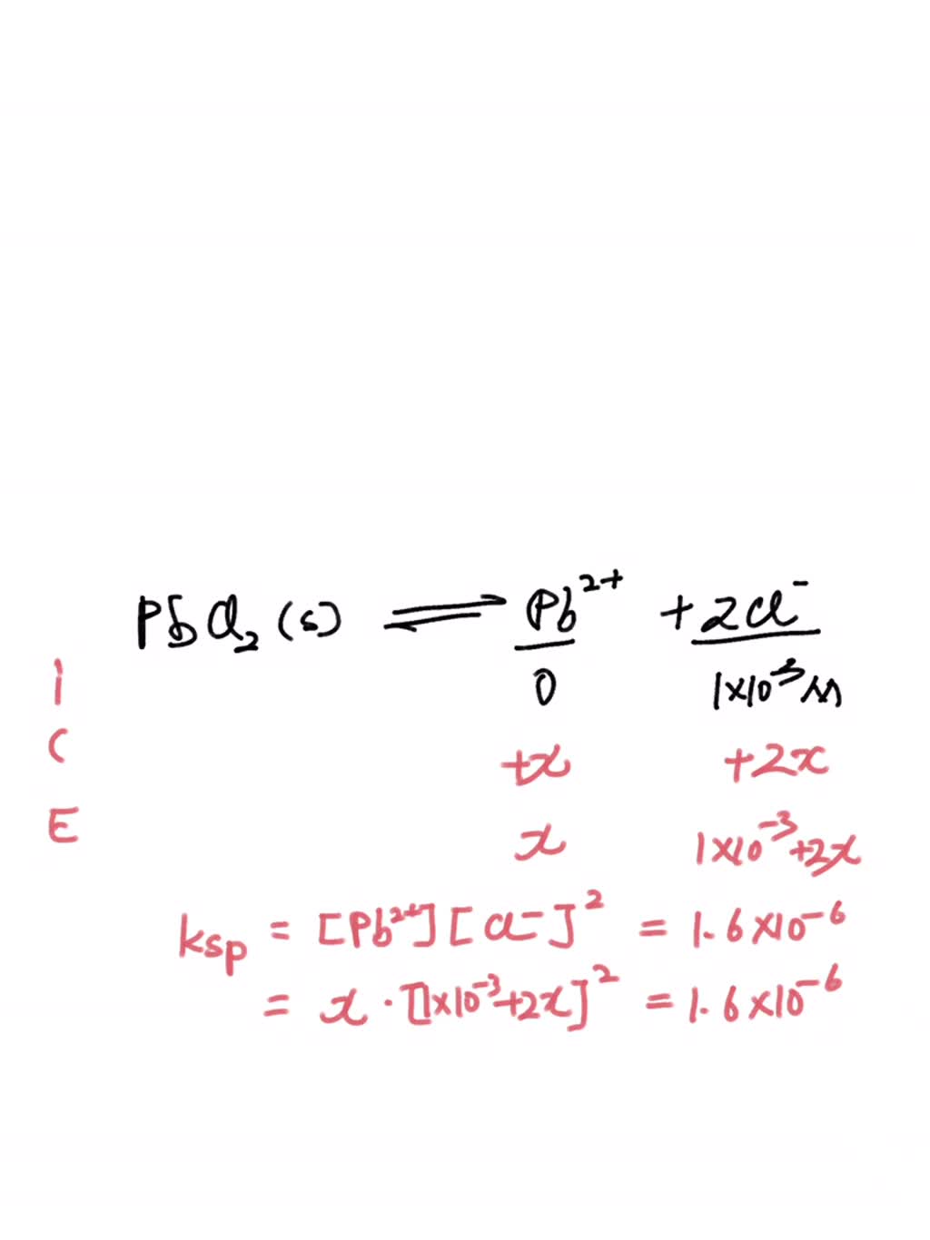 SOLVED: Determine the mass of PbCl2(s) that will disolve in 100 mL of ...