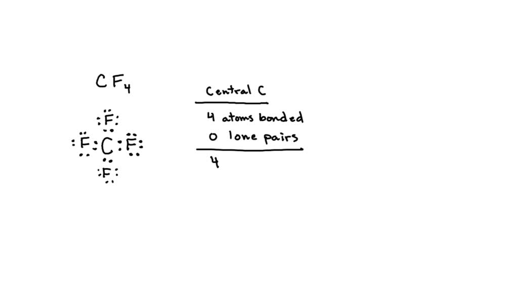 SOLVED: Determine the electron geometry (eg) and molecular geometry (mg) of CF4 . eg = trigonal ...