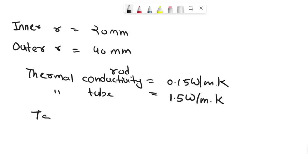 SOLVED: Texts: A long, cylindrical electrical heating element with a ...
