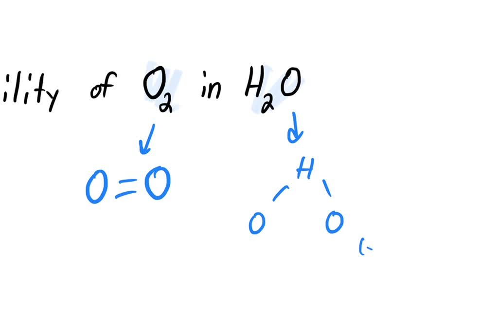 SOLVED: The survival of aquatic organisms depends on the small amount ...