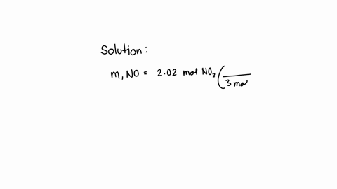 what is the mass in grams of no that can be formed from 496 moles of noz in the reaction below 3 ...