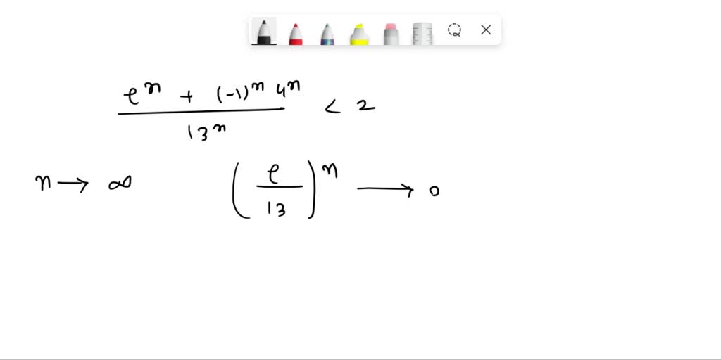 Solved Use The Appropriate Limit Laws And Theorems To Determine The Limit Of The Sequence An