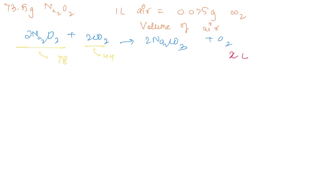 SOLVED: Sodium peroxide (Na2O2) is often used in self-contained breathing devices, such as those ...
