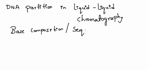 Question 4 In Liquid-liquid partition chromatography using...