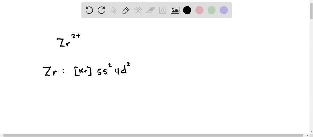 Electron Configuration For Zirconium