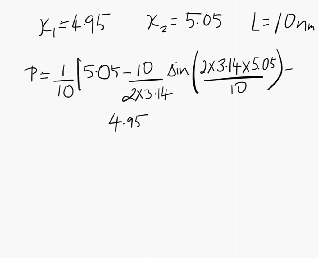 Solved 84 The Ground State Wavefunction For A Particle Confined To A One Dimensional Box Of 