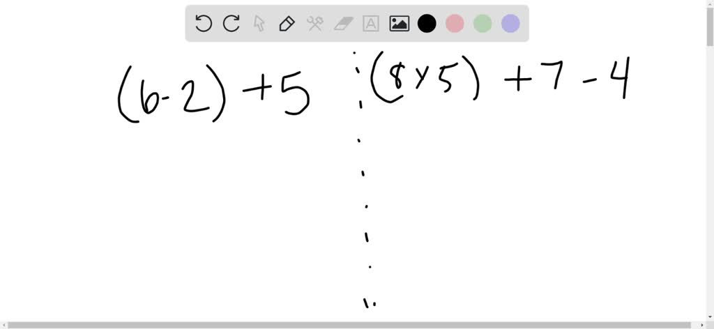 SOLVED: PERFORM THE FOLLOWING EXPRESSION USING PEMDAS OR GMDAS RULE AND WRITE THE LETTER OF THE ...