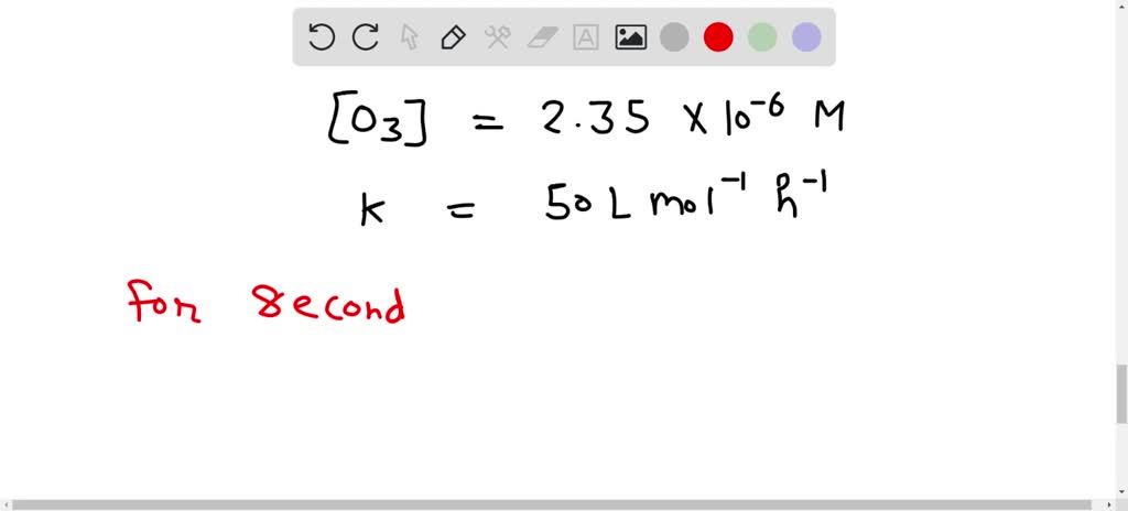 SOLVED: What is the half-life for the decomposition of O3 when the ...