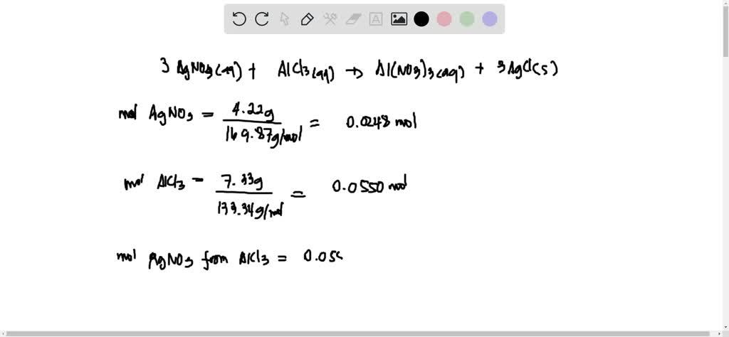 SOLVED: Question 3 (6 points) When silver nitrate reacts with aluminum ... SOLVED: Question 3 (6 points) When silver nitrate reacts with aluminum ...