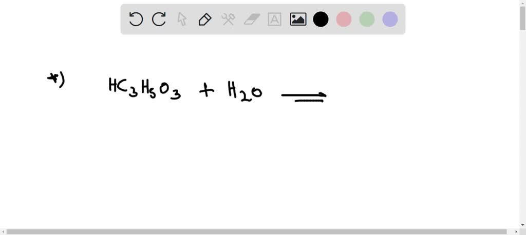 SOLVED: Lactic acid, HC3H5O3, is a weak acid with one ionizable ...