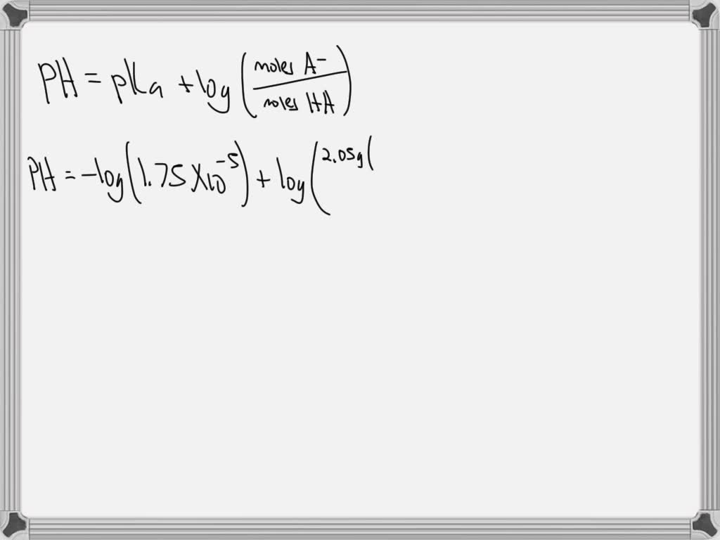 SOLVED: Calculate the pH of a solution prepared by dissolving 1.00 g of sodium acetate, CH3COONa ...