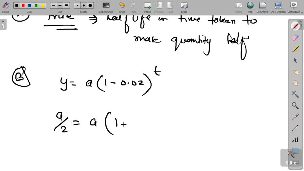 SOLVED: Question 5: TRUE OR FALSE? Half Life is the amount of time ...