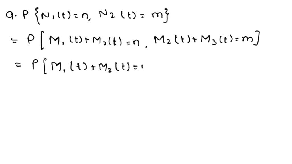 SOLVED: '(1) Explain the homogenous Poisson process and show two ...