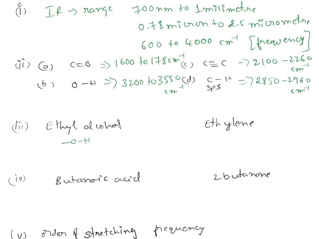 SOLVED: explain plz a) The absorption of infrared radiation causes ...