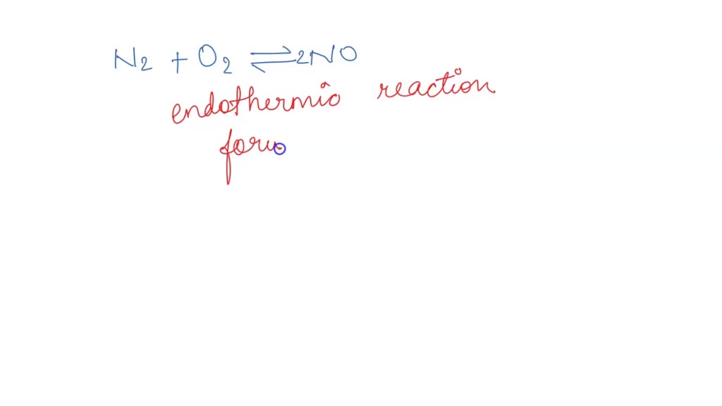 Why is N2 + O2 gives 2NO an endothermic reaction. Whereas all other ...