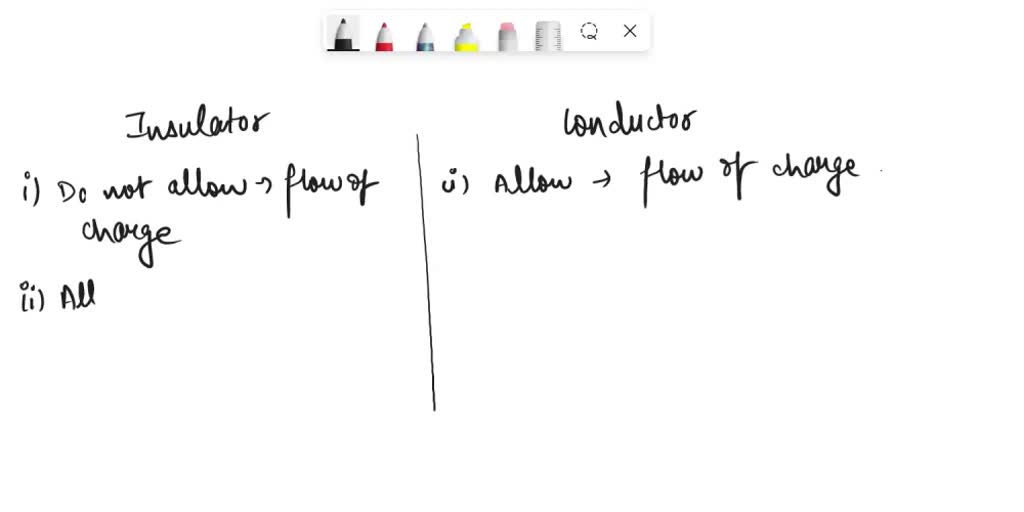 SOLVED: Write down 2 differences between electrical conductors and ... SOLVED: Write down 2 differences between electrical conductors and ...