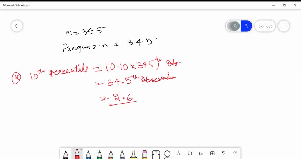 SOLVED: 2.112 Grade Point Averages histogram of the n = 345 grade point ...