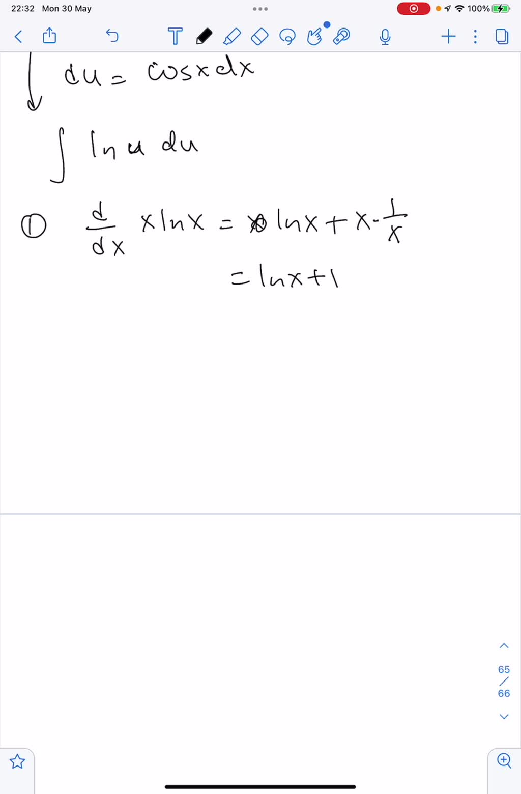 SOLVED: integral cos(x) ln sin(x) dx