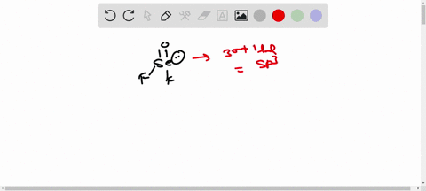 A. What is the hybridization of the central atom in...