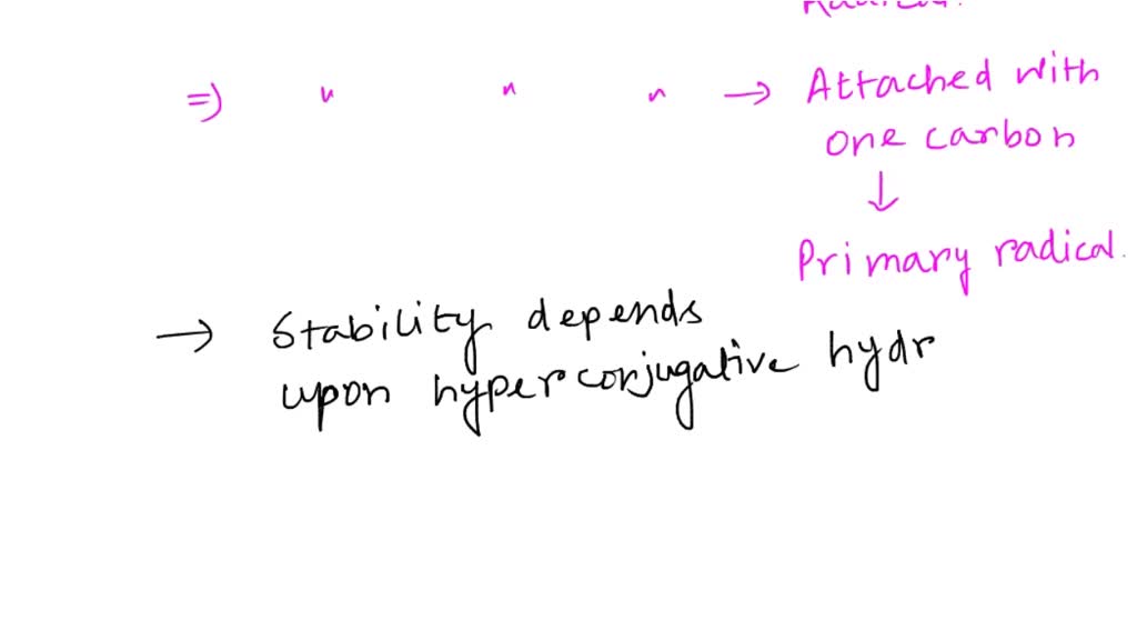 SOLVED: Classify the radicals into the appropriate categories Primary ...