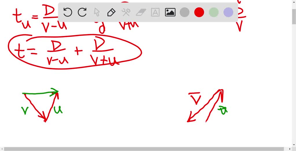 SOLVED: The speed of a boat in still water is v . The boat is to make a ...