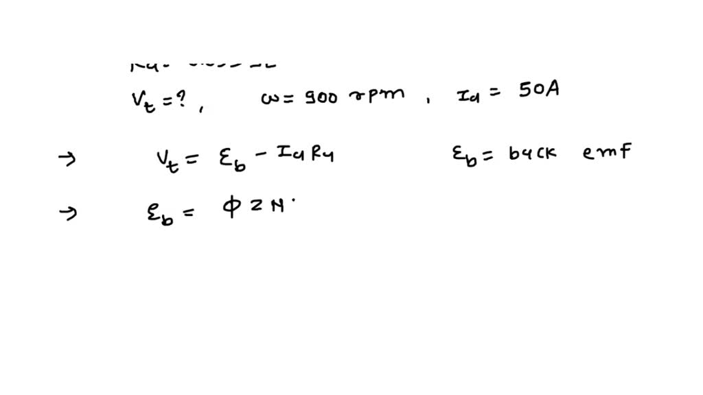 SOLVED: A 4-pole, lap-wound, DC shunt generator has a flux per pole of 0.07 Wb. The armature ...