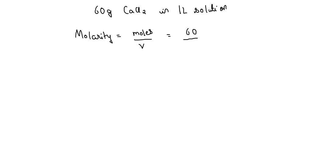 SOLVED: Given the reaction: CaCl2 (aq) + 2HCl (aq) = CaCO3 (s) + 2NaCl ...