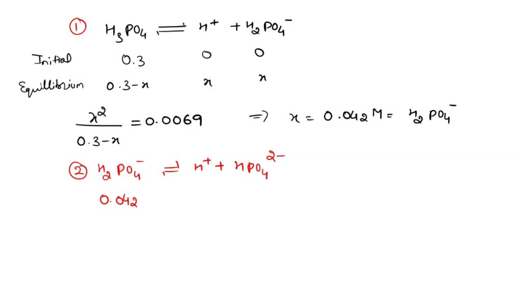 SOLVED: Phosphoric acid, H,PO4(a4), is a triprotic acid, meaning that ...