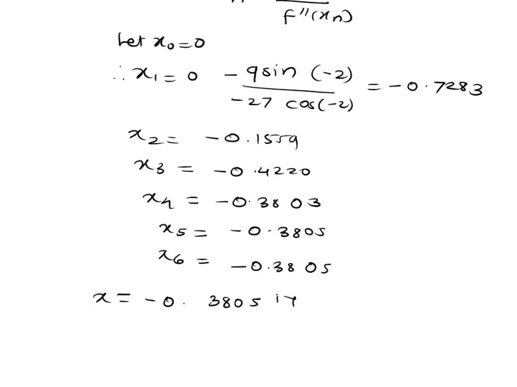 SOLVED: Consider f(x) = 3*cos(3x - 2) a) Find the maximum analytically. b) Find the maximum ...