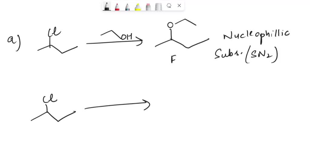 The reaction of ethanol (CH3CH2OH) with aqueous I- in the presence of H+ ions produces the ...